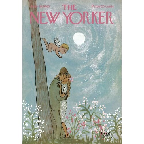 Плакат, постер на бумаге The New Yorker (June 19, 1965). Размер 21 х 30 см