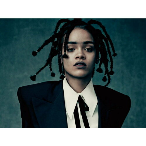 Плакат, постер на бумаге Rihanna/Рианна/музыкальные/поп исполнитель/артист/поп-звезда/группа. Размер 42 х 60 см