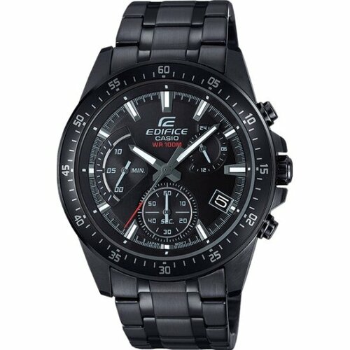 Наручные часы CASIO Edifice EFV-540DC-1A, черный, серебряный