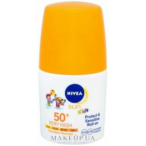 Солнцезащитный шариковый лосьон NIVEA VERY HIGH SPF 50+ для детей 50 мл (из Финляндии)
