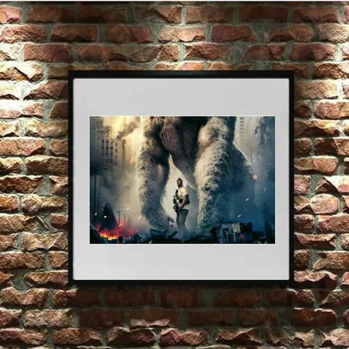 Постер "Рэмпейдж с Дуэйном Джонсоном (Скалой)" Cool Eshe из коллекции "Любимые герои", А3
