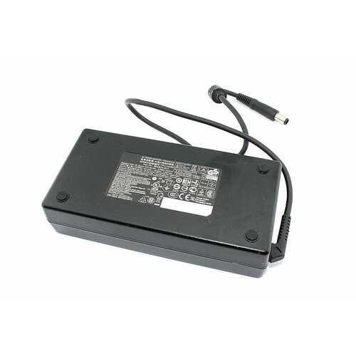 Блок питания (сетевой адаптер) для ноутбуков HP 19.5V 9.23A 180W 7.4x5.0 мм с иглой черный, с сетевым кабелем