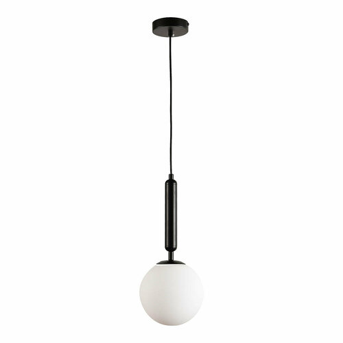 Светильник подвесной Lussole Cleburne LSP-8587, G9, 40Вт, кол-во ламп:1шт, Черный
