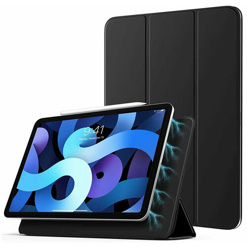 Магнитный чехол для iPad 10.9 (A2757, A2777, A2696) 2022 Nova Store Черный
