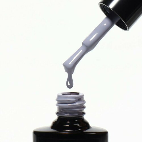 Гель лак для ногтей, COLORS, 3-х фазный, 8мл, LED/UV, цвет светло-графитовый (76)