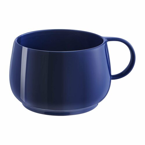 Чашка для завтрака Degrenne Empileo Bleu Gourmet, 390 мл, керамика, цвет синий (242624)