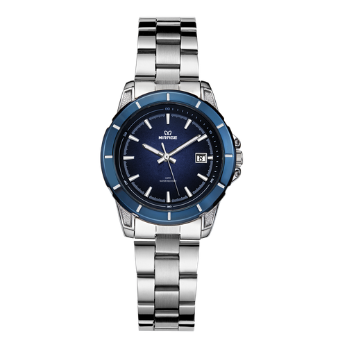 Наручные часы MIRAGE M3001B-3, серебряный, синий