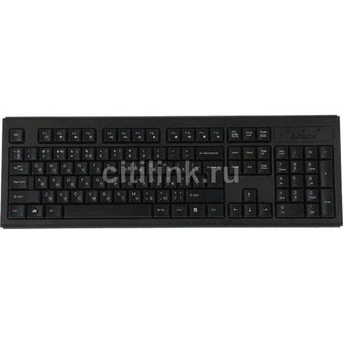 Клавиатура A4TECH KR-83, USB, черный [kr-83 black]