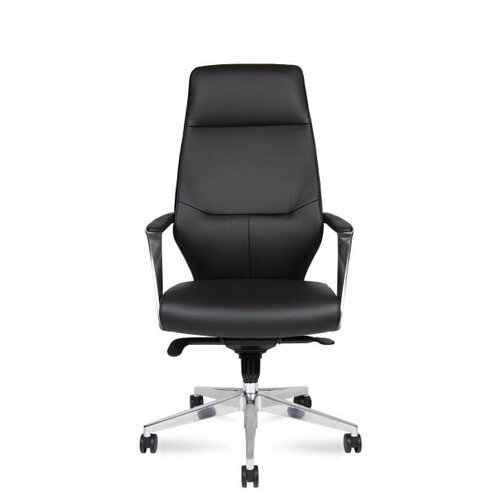 Компьютерное эргономичное кресло для офиса Norden Capital для руководителя, обивка экокожа, регулировка высоты, черный цвет L326HCA-Black черный