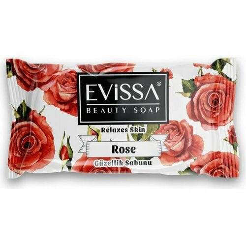 EVISSA Мыло туалетное "Rose"( Садовая роза) 85 гр.