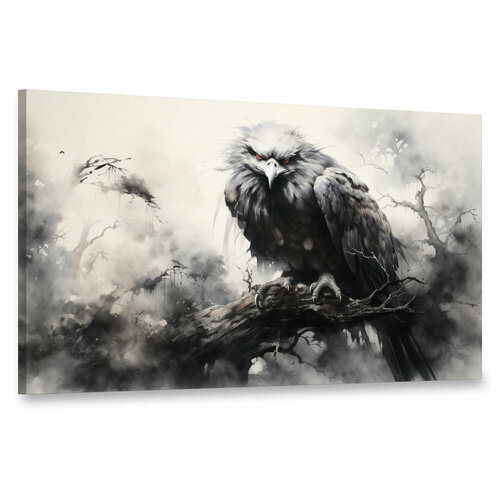 Интерьерная картина 100х60 "Хищная птица"