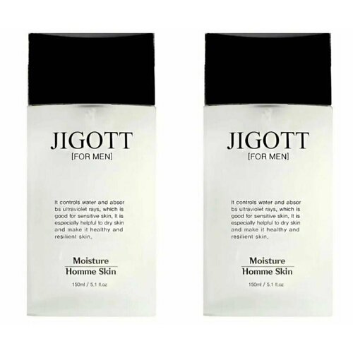 JIGOTT Тоник для мужской кожи лица MOISTURE HOMME SKIN 150мл - 2 штуки