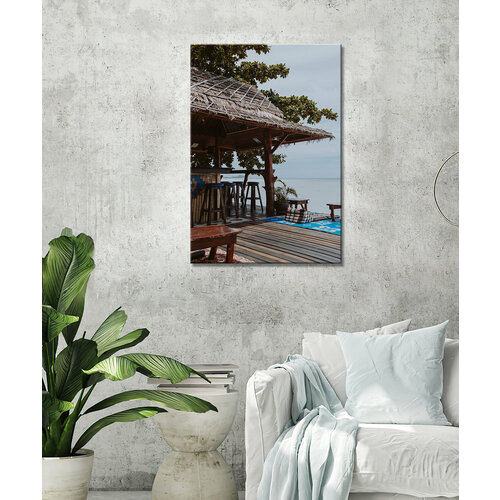 Картина на холсте для интерьера - "Тайланд пляж 1 60х80"