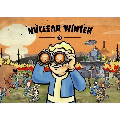 Плакат, постер на бумаге Fallout. Размер 30 х 42 см