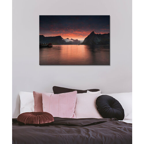 Картина/Картина на холсте для интерьера/Картина на стену/Картина для кухни/ - Норвегия (70) 20х30