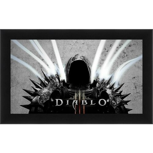 Плакат, постер на холсте Diablo III. Размер 60х84 см
