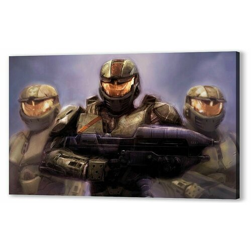 Плакат, постер на бумаге Halo. Размер 21 х 30 см