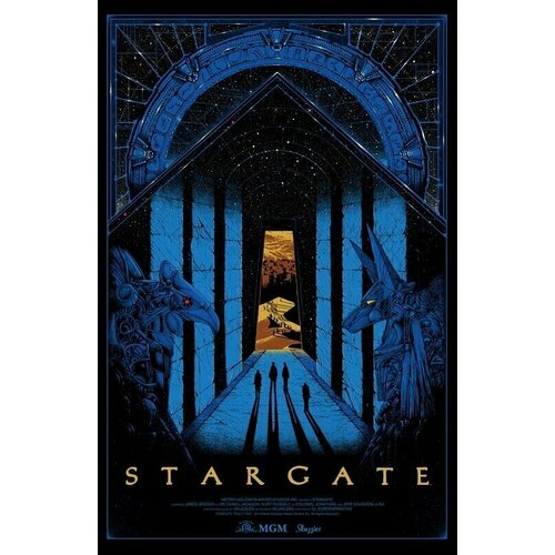 Плакат, постер на холсте Звездные врата (Stargate), Роланд Эммерих. Размер 21 х 30 см