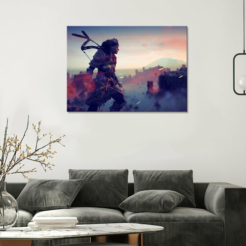Картина/Картина на холсте для интерьера/Картина на стену/Картина для кухни/ - Horizon Zero Dawn (8) 40х60