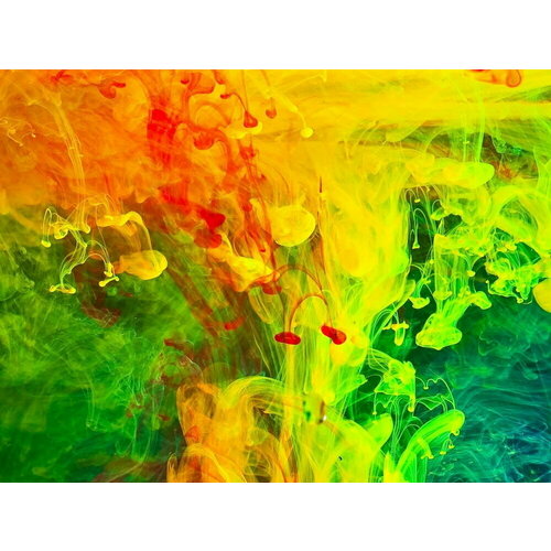 Плакат, постер на бумаге Abstraction/Абстракция: Краски/искусство/арт/абстракция/творчество. Размер 42 на 60 см
