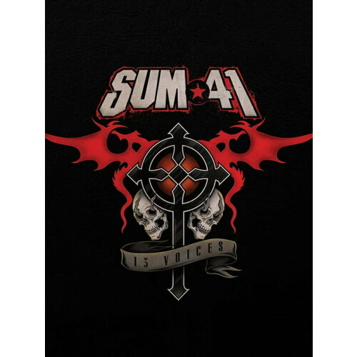 Плакат, постер на холсте Sum 41/музыкальные/поп исполнитель/артист/поп-звезда/группа. Размер 30 х 42 см