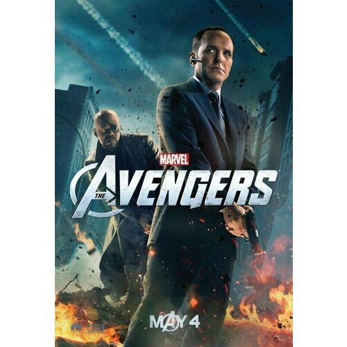 Плакат, постер на бумаге Мстители (The Avengers), Джосс Уидон. Размер 21 х 30 см