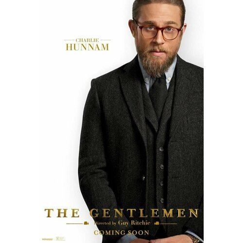 Плакат, постер на бумаге Джентльмены (The Gentlemen, 2019г). Размер 30 х 42 см