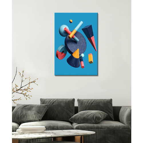Картина/Картина на холсте для интерьера/Картина на стену/Картина для кухни/ - 3D иллюстрация (2) 40х60