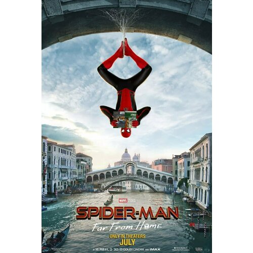 Плакат, постер на бумаге Человек-паук: Вдали от дома (Spider-Man: Far From Home, 2019г). Размер 30 х 42 см