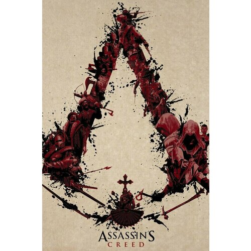 Плакат, постер на холсте Assassin s Creed-Syndicate/Ассасин крид-Синдикат. Размер 42 х 60 см