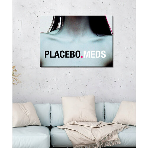 Картина на холсте для интерьера - "Placebo, Meds 20х30"