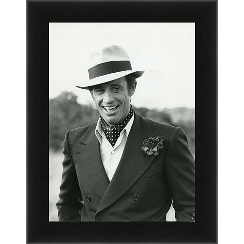 Плакат, постер на бумаге Жан-Поль Бельмондо. Jean-Paul Belmondo. Размер 42 х 60 см