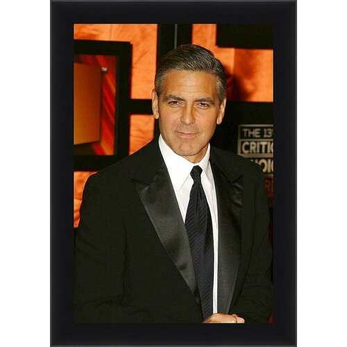 Плакат, постер на бумаге Джордж Клуни-4. Размер 30х42 см