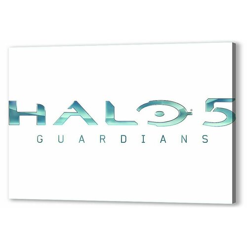 Плакат, постер на холсте Halo 5: Guardians. Размер 60 х 84 см