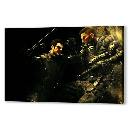Плакат, постер на холсте Deus Ex: Human Revolution. Размер 42 х 60 см