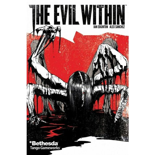 Плакат, постер на холсте The Evil Within/Зло внутри. Размер 30 на 42 см