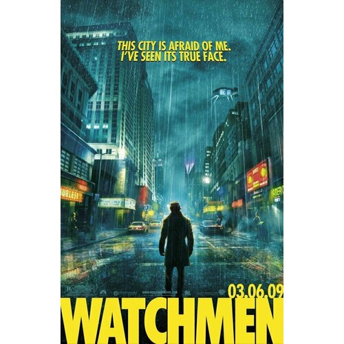 Плакат, постер на бумаге Watchmen/Хранители. Размер 30 х 42 см