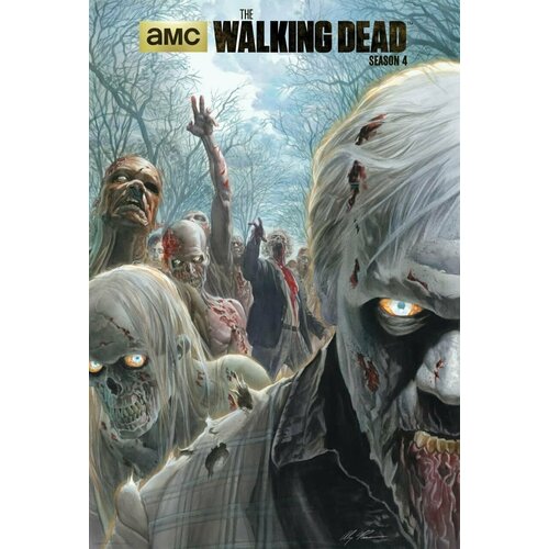 Плакат, постер на бумаге Ходячие мертвецы (The Walking Dead, сериал, 2010-2022г). Размер 60 х 84 см