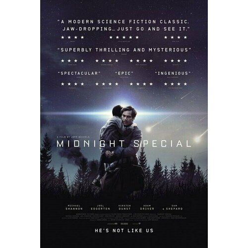 Плакат, постер на холсте Midnight Special (Midnight Special), Джефф Николс. Размер 42 х 60 см