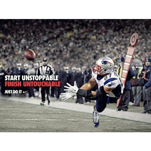 Плакат, постер на холсте New England Patriots/Нью-Ингленд Пэтриотс/спорт. Размер 30 х 42 см