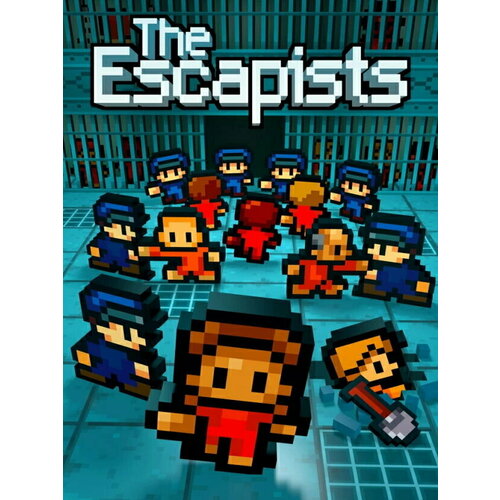 Плакат, постер на холсте Escapists/игровые/игра/компьютерные герои персонажи. Размер 60 на 84 см