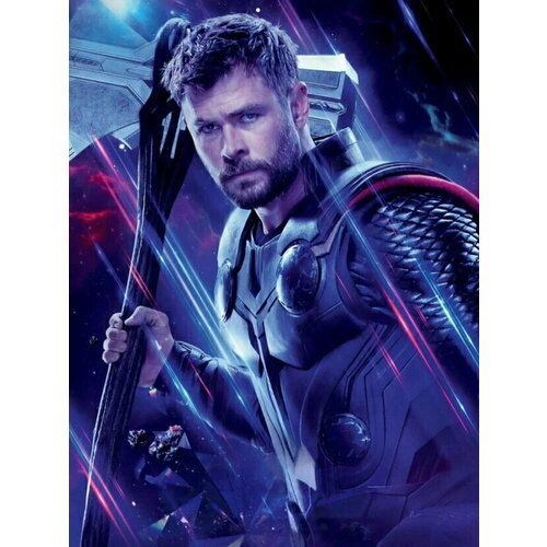 Плакат, постер на бумаге Avengers: Endgame Collection /Мстители: Финал/Тор/искусство/арт/абстракция/творчество. Размер 21 на 30 см