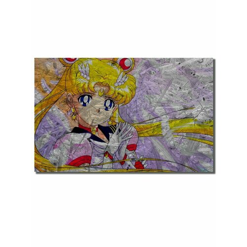 Картина интерьерная на рельефной доске, рисунок Аниме Сейлор Мун Sailor moon - 7564 Г