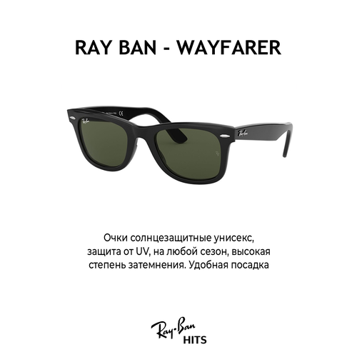 Солнцезащитные очки Ray-Ban 2140 901 54, черный