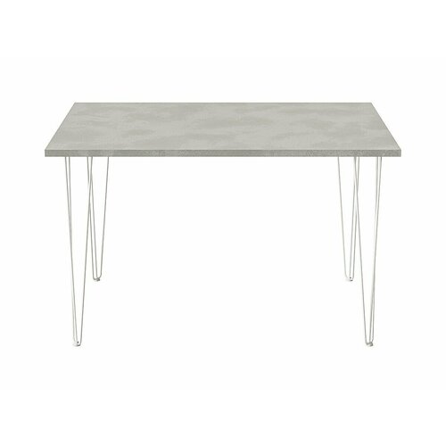 Стол кухонный прямоугольный Vivat TLM-1,2 Белый/Cayman Stone