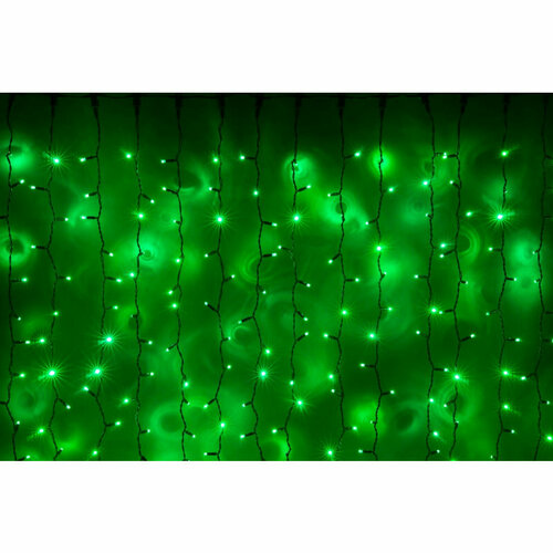 LED- PLS-5720-240V-2*6М-G/BL (зеленые светодиоды/черн пр)