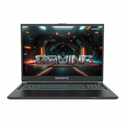 Ноутбук GIGABYTE G6, 16" (1920x1200) IPS 165Гц/Intel Core i5-13500H/16ГБ DDR5/512ГБ SSD/GeForce RTX 4050 6ГБ/Win 11 Home, черный (MF-52KZ853SH)