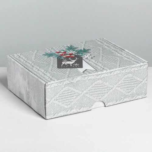 Коробка складная «Тепла и уюта», 30.7 × 22 × 9.5 см (комплект из 7 шт)