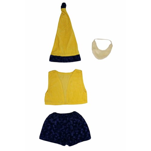 Карнавальный костюм детский Гном сине-желтый LU1762 InMyMagIntri 110-116cm