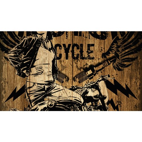 Плакат постер Байк для интерьера Мотоцикл